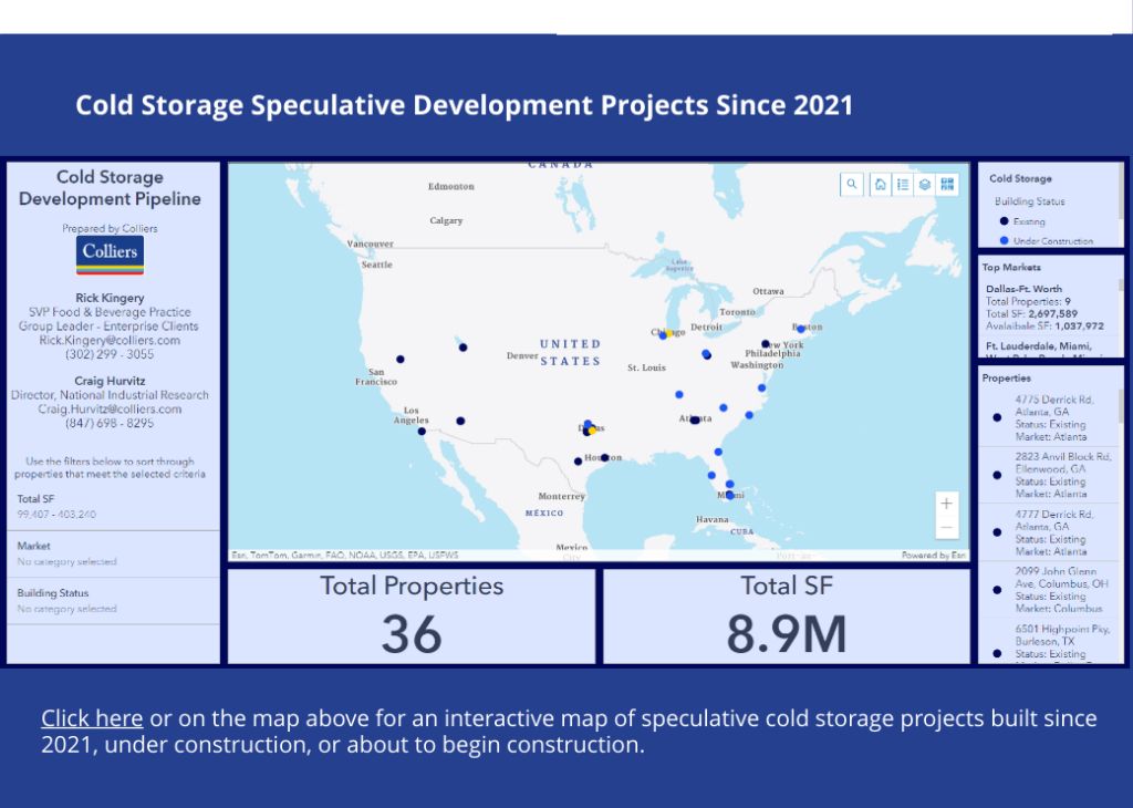 F&B_Cold Storage Pipeline Map - Knowledge Leader - Commercial Real ...